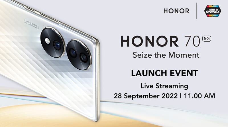 เตรียมเปิดตัว “HONOR 70” สมาร์ทโฟนสุดยอดนวัตกรรมกล้อง